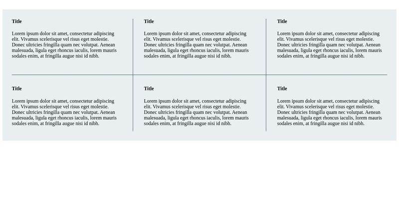 CSS Grid with Borders