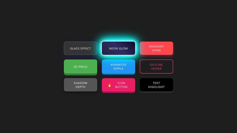 Modern Premium Buttons 2024 | HTML, CSS & JS
