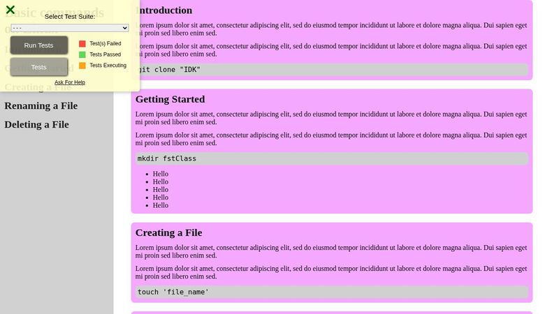 FCC - Technical Documentation Page