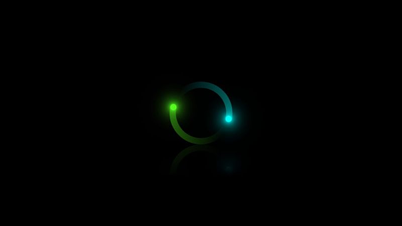 HTML & CSS Only Glowing Ring
