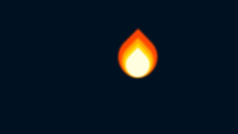 Realistic CSS Fire Effect