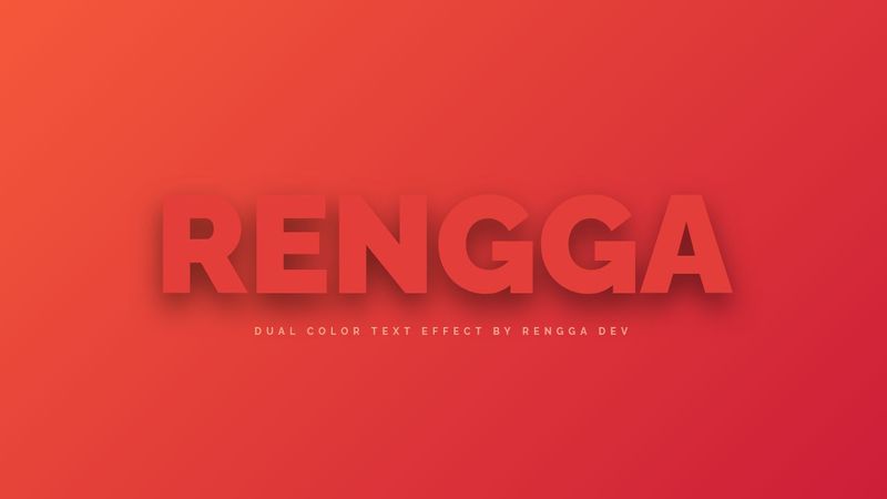 CSS Tutorial - Dual Color Text Scroll Effect