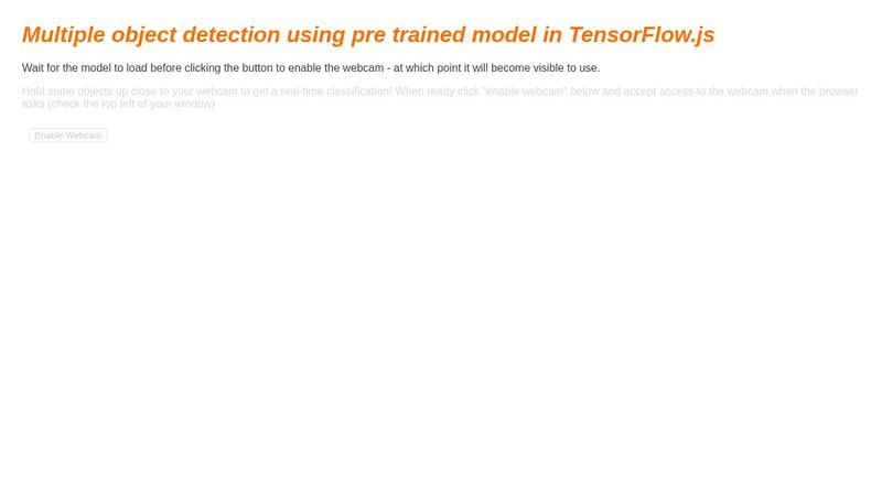 Tensorflow.js Boilerplate