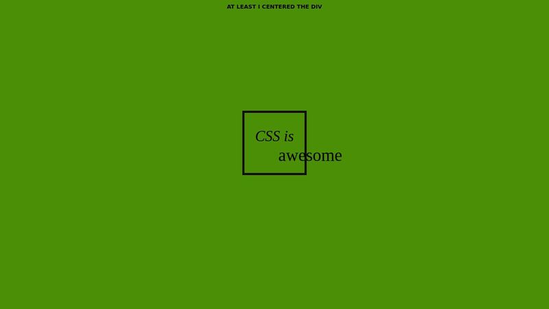 css-is-awesome