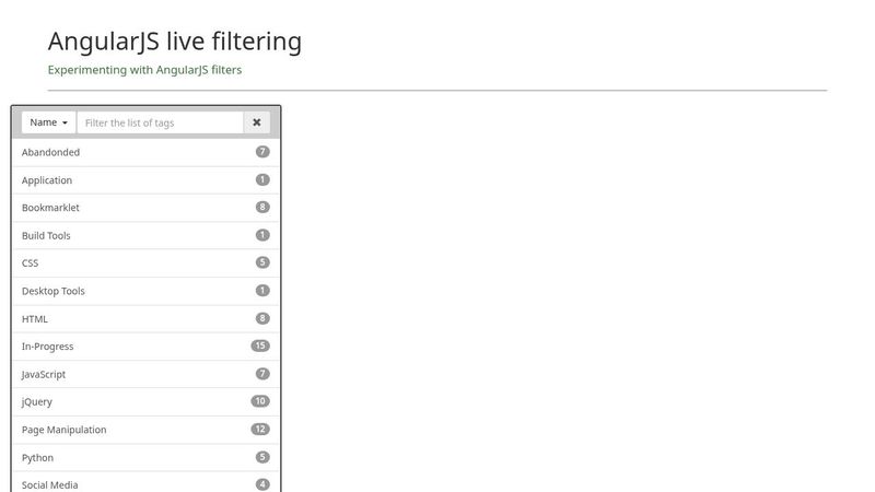 AngularJs Filtering