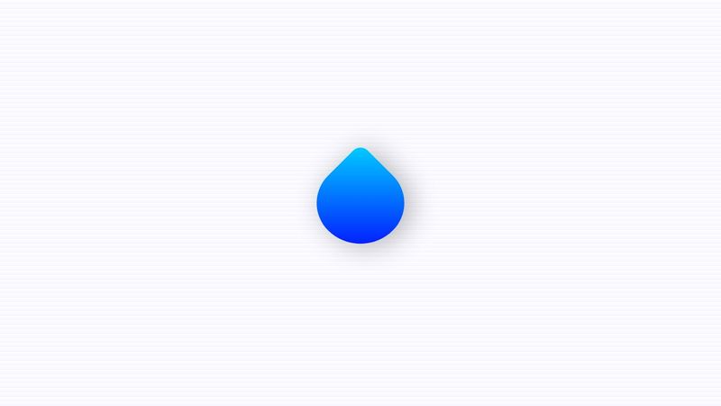 Fluid animation using css only.