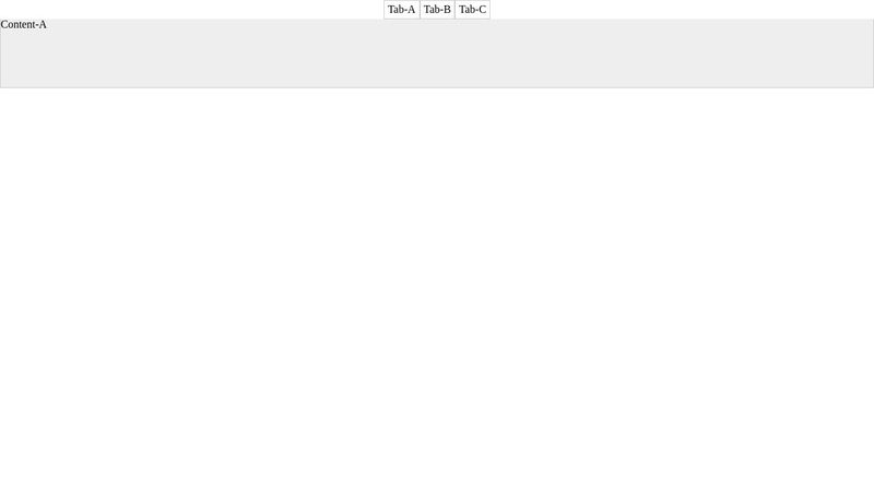 jQuery：Tab Switching