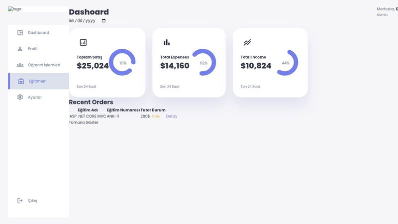 Responsive Admin Dashboard with Light&Dark Mode