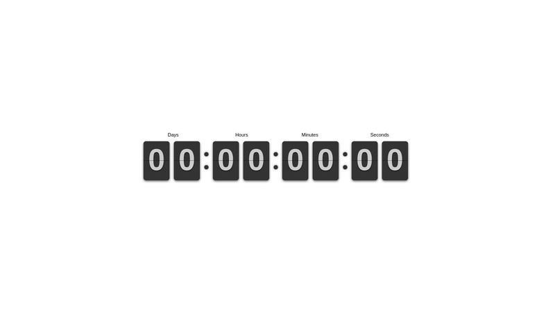 FlipClock.js and MomentJS Timezone Countdown Timer