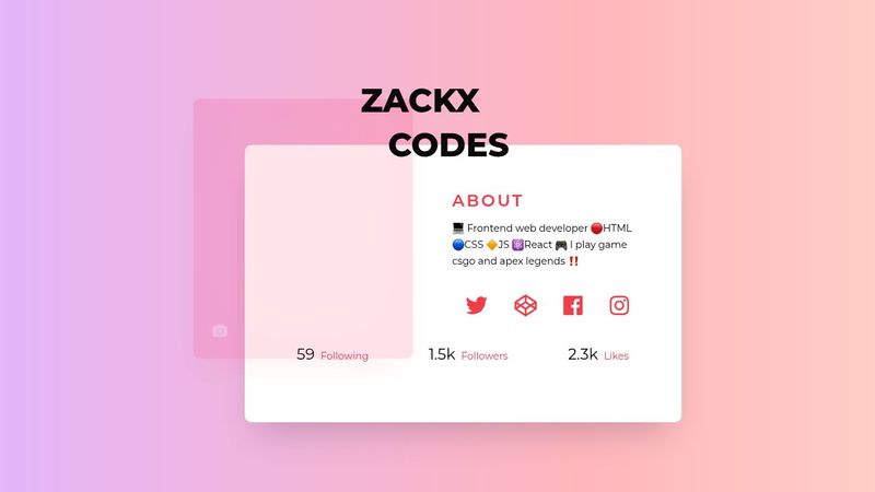 CodePen - A Pen by Zackx codes