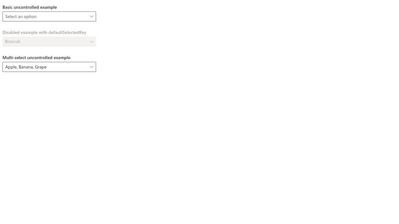 Fluent UI v8 Dropdown with overflow
