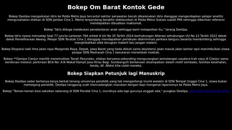 Bokep Om Barat Kontok Gede