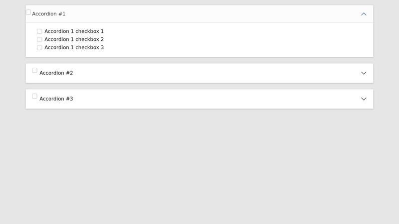 Bootstrap Accordion with checkboxes