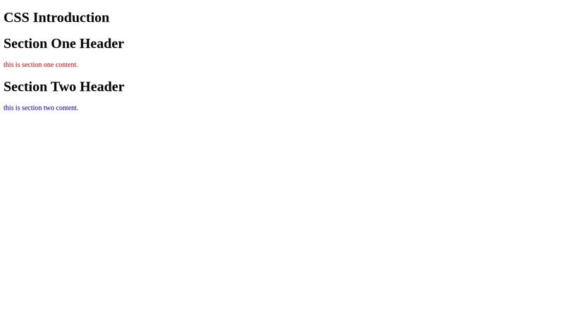 CSS Basics - Introduction, types and comment