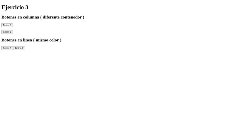 Ejercicio 3 → Elementos en línea