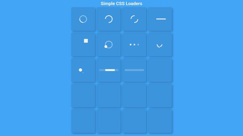 Simple CSS Loaders