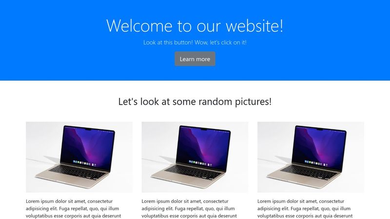 Bootstrap assignment
