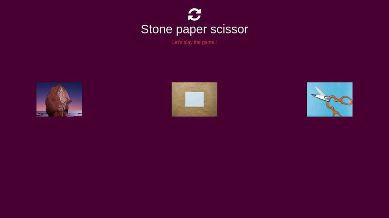rock paper scissor game in javascript
