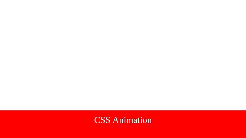 CSS Slide Animation