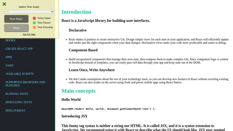 Responsive Web Design Projects - Technical Documentation Page - FCC