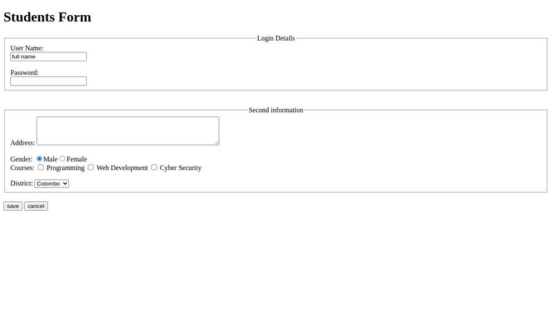 Form-Input-StudentForm