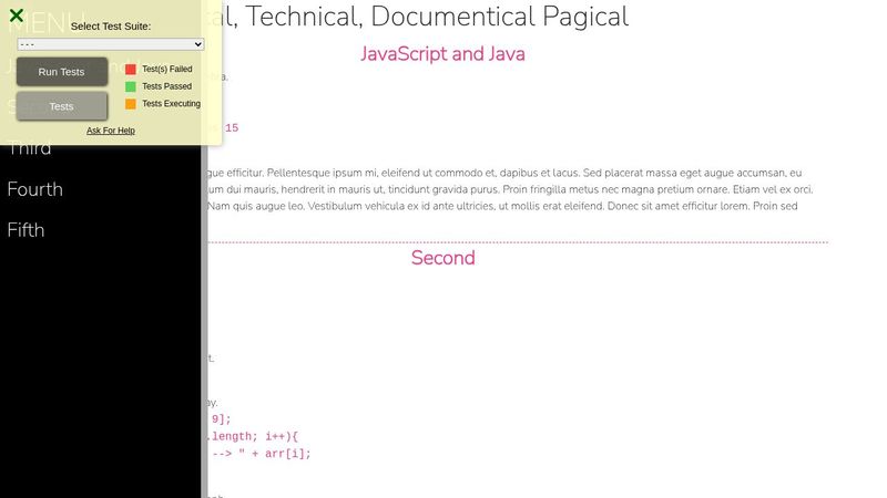 Build a Technical Documentation Page for freeCodeCamp