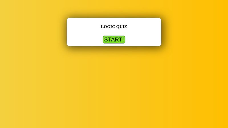 Logic Quiz Project