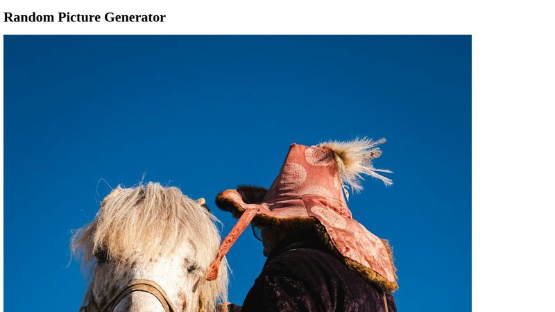 Random Picture Generator Created by ChatGPT