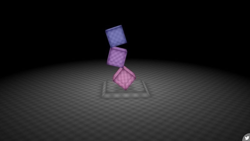 3 Cubes in 3D (CSS only)