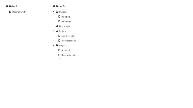 Drag & Drop for Plain Data Structure - DevExtreme Tree View