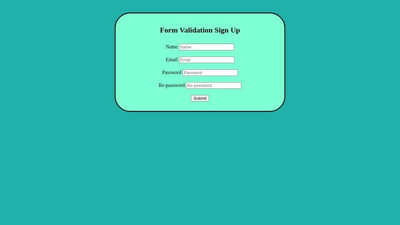 Form Validation