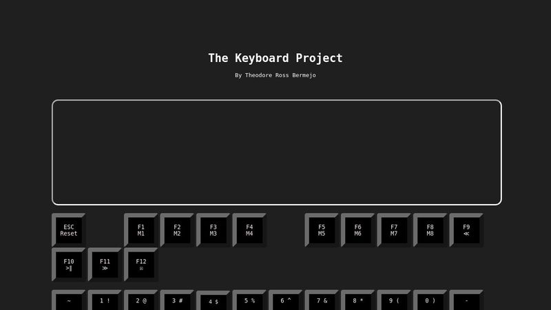 The Keyboard Project (Button)
