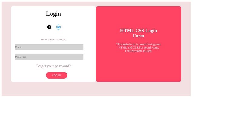 HTML & CSS FORM