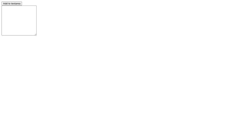 How to insert text into the textarea at the current cursor position