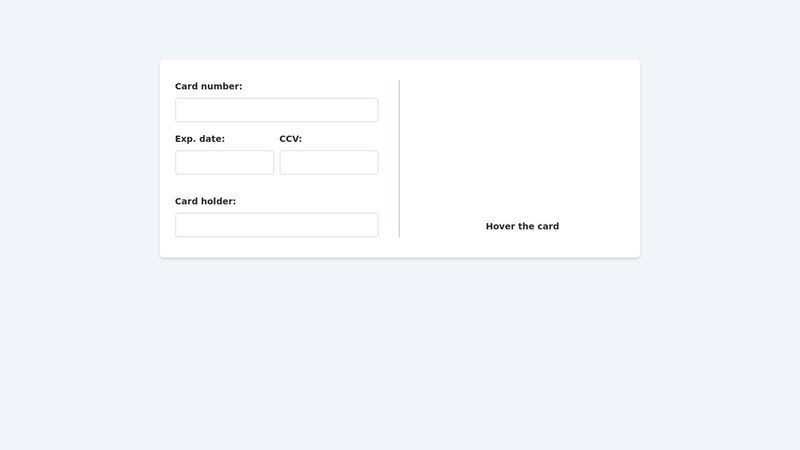 Tailwind Payment Form part 2