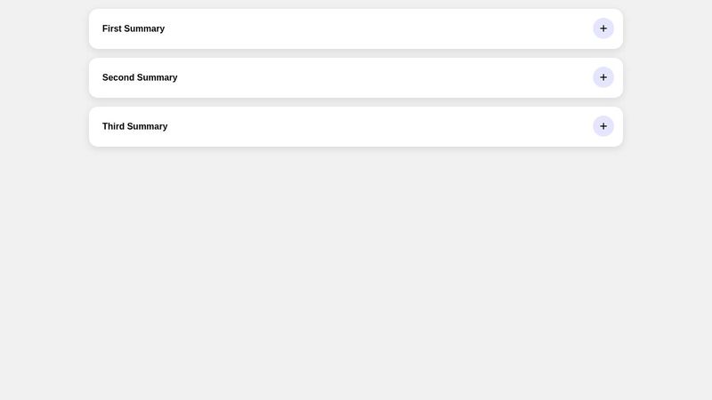 Pure HTML / CSS Collapsible