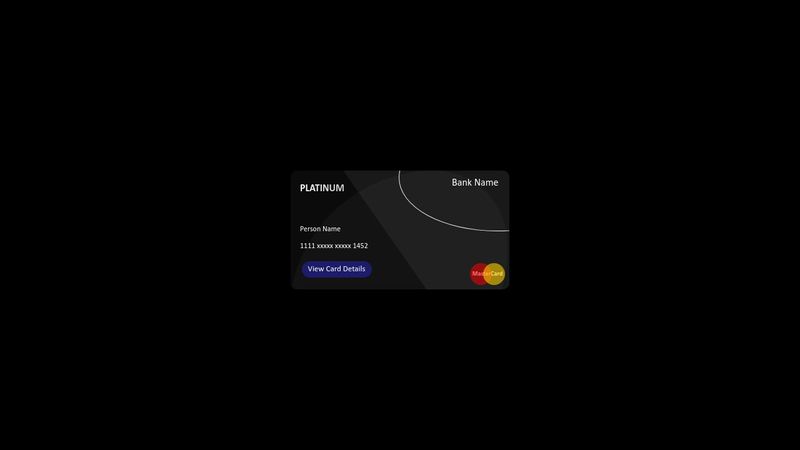 Credit & Debit Card Animation using HTML CSS & JS