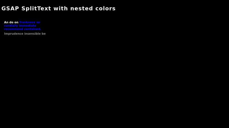 GSAP SplitText nested lines fix