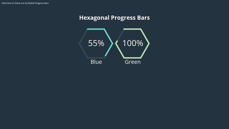 Hexagonal Progress Bar