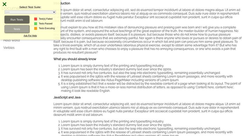 FreeCodeCamp Technical Documentation Page