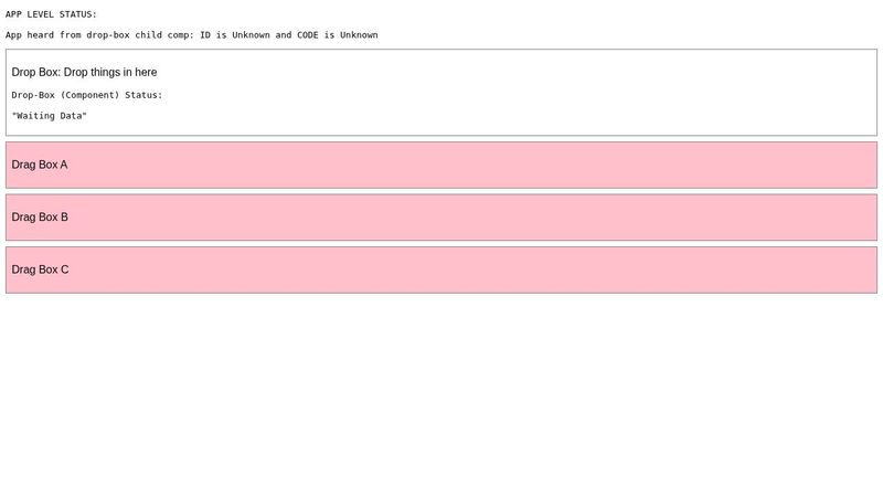 Drag and Drop w/ Vue : Drag and Drop Custom Comps - Event/Emit to Parent