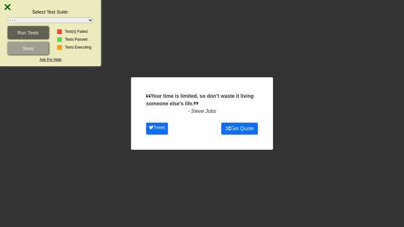 Random Quote Generator (freeCodeCamp)