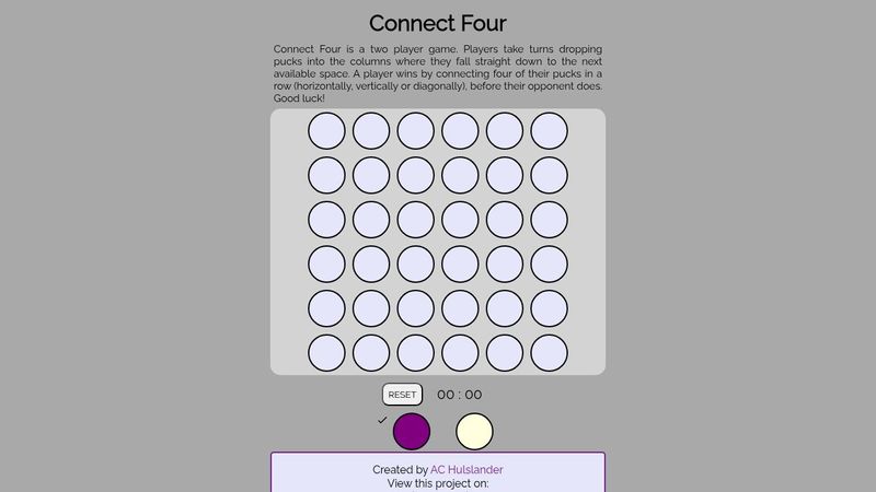 Connect Four - HTML, SCSS, JavaScript