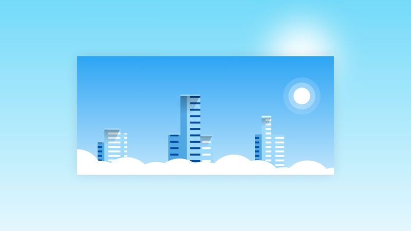 Sunset/Sunrise Animation with CSS Variables