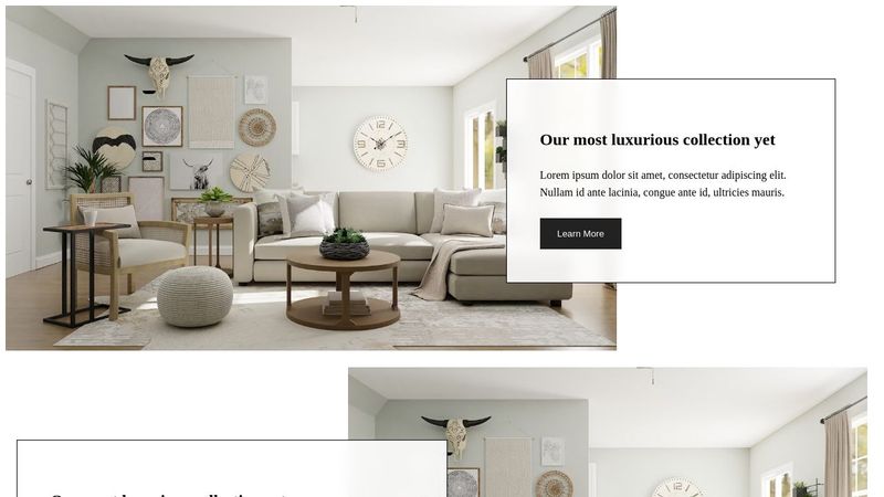 CodePen Home CSS FLEX text and image overlap responsive alternating ...