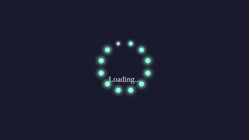 CSS loading animation