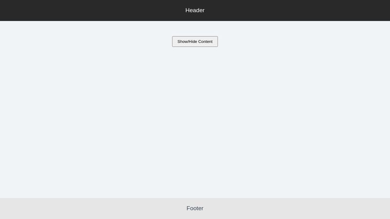 Sticky Footer with Flexbox