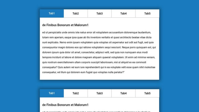 HTML Tab's with pure js