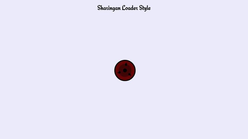 CSS Complete Tomoe Sharingan Loader