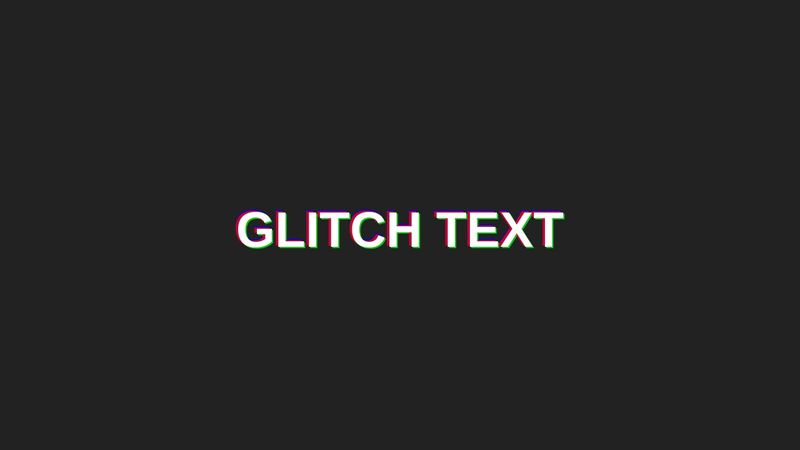 Glitch Effect - CSS only